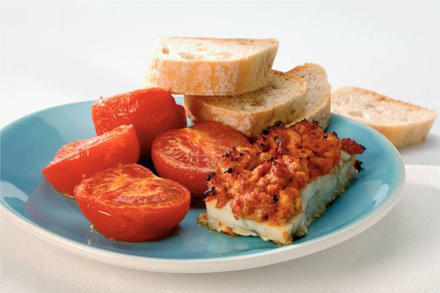 Fried fish with tuna tapenade - Recipe Guide