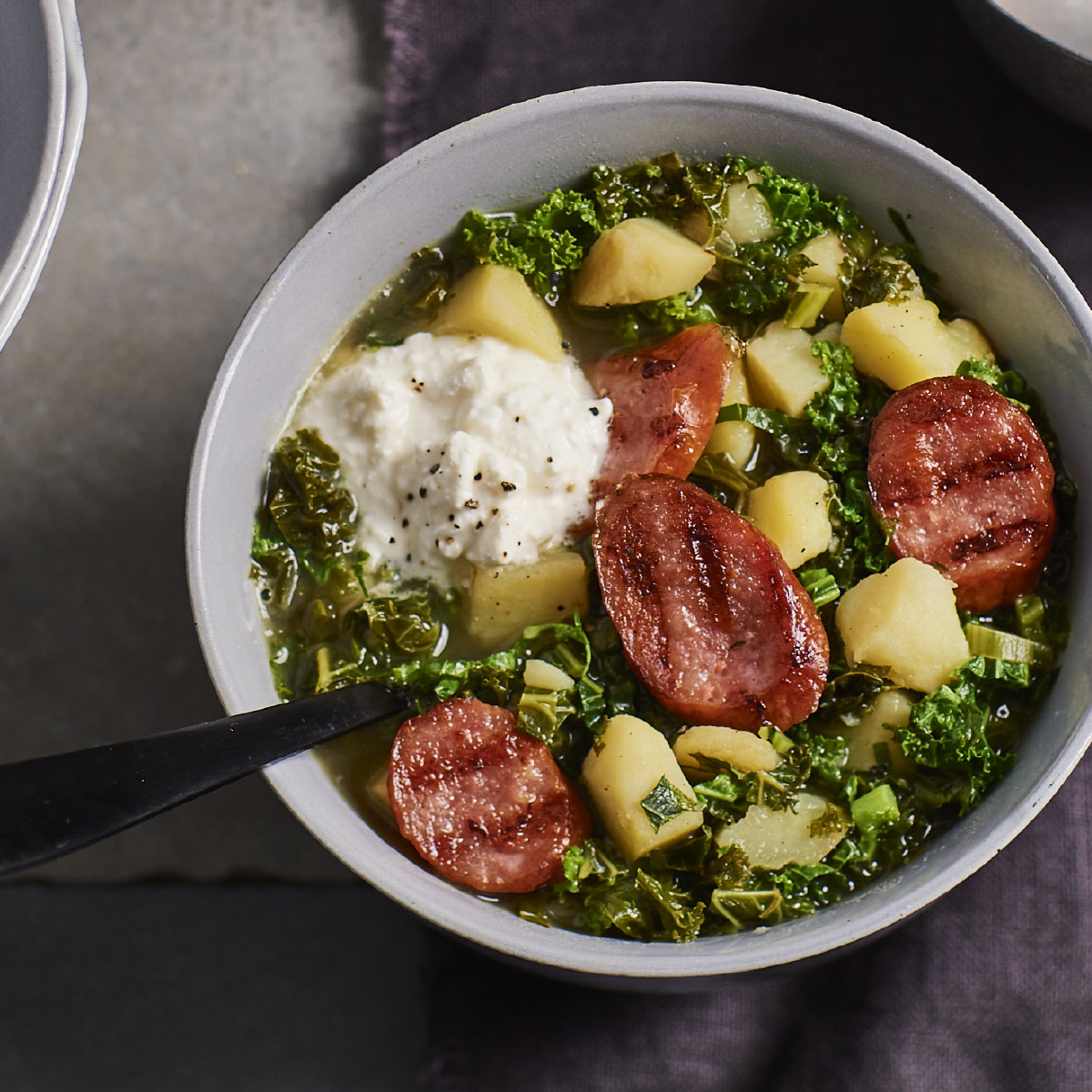 Kale soup with sausage - Recipe Guide